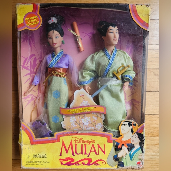 Mattel | Toys | Vintage 997 Disney Mulan Hearts Of Honor Set Nwt | Poshmark